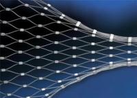China Decorative Wire Rope Mesh Fence , Outdoor Fashion 2.0 mm X Tend Wire Net Mesh for sale