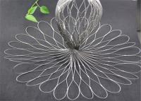 China Flexible 2.5mm Stainless Steel Mesh Bags Protector Ferrule Type Slash Proof for sale