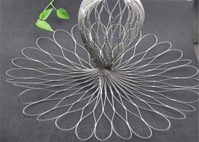 China Flexible 2.5mm Stainless Steel Mesh Bags Protector Ferrule Type Slash Proof for sale