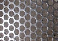 China Round Hole Perforated Metal Mesh , PVC Coated Perforated Aluminum Sheet Metal for sale