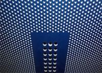 China Security Ceilings MS Perforated Metal Mesh Sheet Back Light With PVC Coating for sale