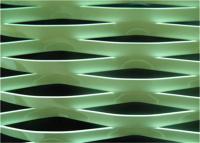 China Architectural Facade Cladding Decorative Aluminum Expanded Woven Wire Mesh For Wall for sale