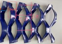 China Decorative Aluminum Expanded Metal Mesh Facade Cladding Woven Wire Mesh for sale