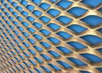 China Decorative Aluminum Expanded Metal Mesh Facade Cladding Woven Wire Mesh for sale