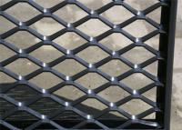 China 4-100mm LWD Aluminum Expanded Metal Mesh Woven Facade Cladding for Decor for sale