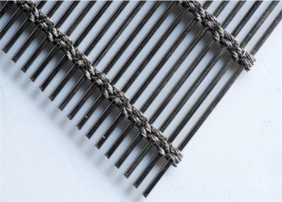 China Stainless Steel Decorative Metal Mesh Woven Curtain Wall Facade CE Approved for sale