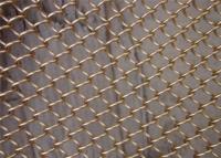 China Aluminium Alloy Decorative Room Partition U / H Track Metal Mesh Drapery for sale