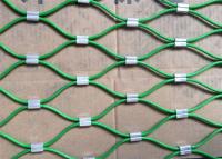 China Softly Flex Decorative Wire Mesh Fencing , PVC / Nylon Woven Rope Mesh for sale