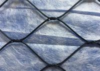 China Softly Flex Decorative Wire Mesh Fencing , PVC / Nylon Woven Rope Mesh for sale