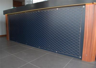 China Ferruled / Woven Decorative Metal Mesh Black Oxide Stainless Steel 316L for sale