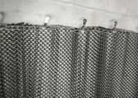 China Hotel Ceiling Decorative Metal Mesh Curtain , Metal Coil Drapery Flame Resistant for sale