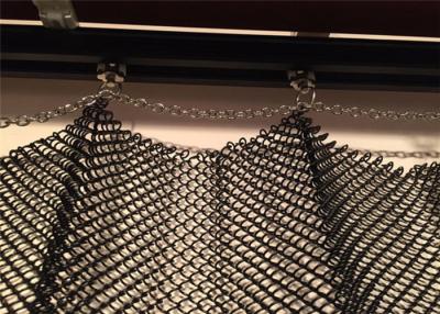 China Decorative Aluminum Metal Coil Drapery 1.2MM Wire 6MM Hole Size CE Listed for sale