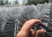 China 9 Gauge Chain Link Fence Fabric Galvanized Steel For Garden Boundary Wall for sale