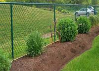 China Green PVC Coated Galvanized Chain Link Fence 11.5 Gauge For Farm Garden for sale