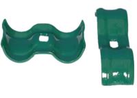 China Silver Color Chain Link Fence Fittings Easy Install Smooth Feature OEM Service for sale