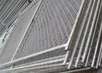 China Chain Link Temporary Security Fencing Fabric Hot Dip Galvanized 6 Feet X 12 Feet for sale