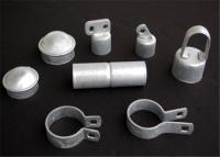 China Silver Color Chain Link Fence Fittings Easy Install Smooth Feature OEM Service for sale
