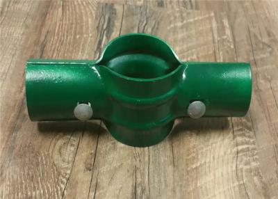 China Galvanized Steel Chain Link Fence Fittings Line Rail Clamps 1 5/8