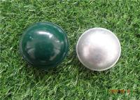 China Silver Color Steel Chain Link Fence Post Caps , Polished Dome Post Cap for sale