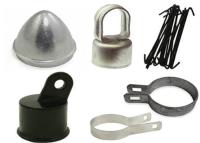 China 2-7/8'' 40mm Chain Link Fence Band For Fence Post for sale