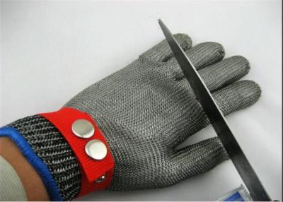 China Stainless Steel Safety Cut Proof Stab Resistant Metal Mesh Butcher Glove XS-3XL for sale