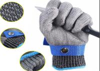 China Cut Proof Stab Resistant Stainless Steel Mesh Hand Glove For Meat Processing for sale