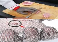 China Five Fingers Stainless Steel Cut Resistant Gloves , Metal Meat Cutting Gloves for sale