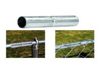 China Galvanized Chain Link Fence Top Rail Sleeves For Chain Link Fence Accessories for sale