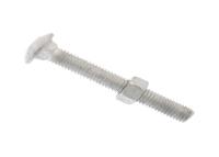 China Galvanized Steel Carriage Bolt And Nut 3/8