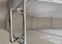 China Medical Instrument Tray Stainless Steel Wire Mesh Baskets For Surgical With Galvanized for sale