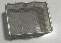 China Anti Corrosion Rectangular Wire Mesh Basket Stainless Steel Medical Containers for sale