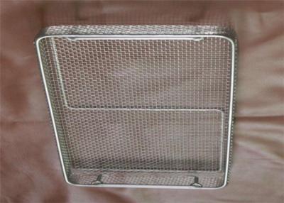 China Stainless Steel Wire Mesh Storage Baskets Plain Weaving Corrosion Resistance for sale