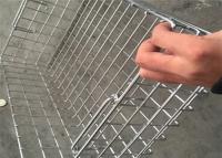 China Stainless Steel Wire Mesh Storage Baskets Plain Weaving Corrosion Resistance for sale