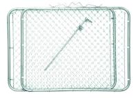 China 3.0mm Stainless Steel Chain Link Fence Galvanized For Residential for sale