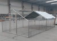 China Outdoor 5 X 15 X 6 Wire Dog Kennel Galvanized Material for sale