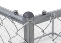 China 8FT X 50FT Chain Link Fabric Fence With Razor Barbed Wire For High Level Security for sale