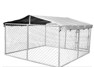 China 8FT X 50FT Chain Link Fabric Fence With Razor Barbed Wire For High Level Security for sale