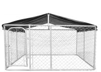 China 4 Ft X 5 Ft X 5 Ft Galvanized Chain Link Dog Kennel With PC Frame for sale