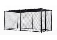 China 4 Ft X 5 Ft X 5 Ft Galvanized Chain Link Dog Kennel With PC Frame for sale