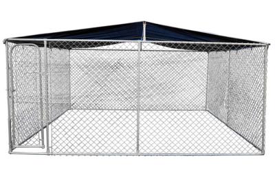 China Outdoor 5 X 15 X 6 Wire Dog Kennel Galvanized Material for sale