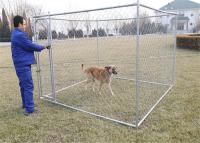 China Modular Chain Link Fence Fabric Kennel Kit 4 Ft X 5 Ft X 10 Ft for sale