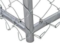 China Modular Chain Link Fence Fabric Kennel Kit 4 Ft X 5 Ft X 10 Ft for sale