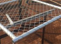 China Hot Galvanized 75X75MM Chain Length Fence Gate For Sheep Yard for sale