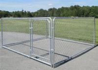 China Boxed 10x10x6ft Chain Link Dog Cage Kennel With Door for sale