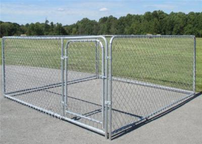 China Boxed 10x10x6ft Chain Link Dog Cage Kennel With Door for sale