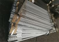 China Studded Metal T Bar Fence Post 0.95LB Chain Link Fence Fittings for sale
