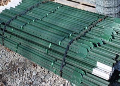 China 6FT Fence Metal T Post 1.25lb / Ft Chain Link Fence Fittings for sale