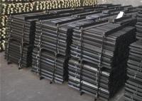 China Black Bitumen Painted 150cm Y Fence Post 1.25lbs / Ft Star Pickets for sale