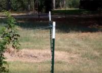 China T Post Farm Barbed Wire Cattle Fence 3mm Pvc Coated Fence Post for sale