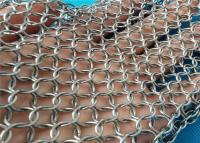 China 8x8 Inch Stainless Steel Cast Iron Pan Cleaner Chainmail Scrubbers for sale